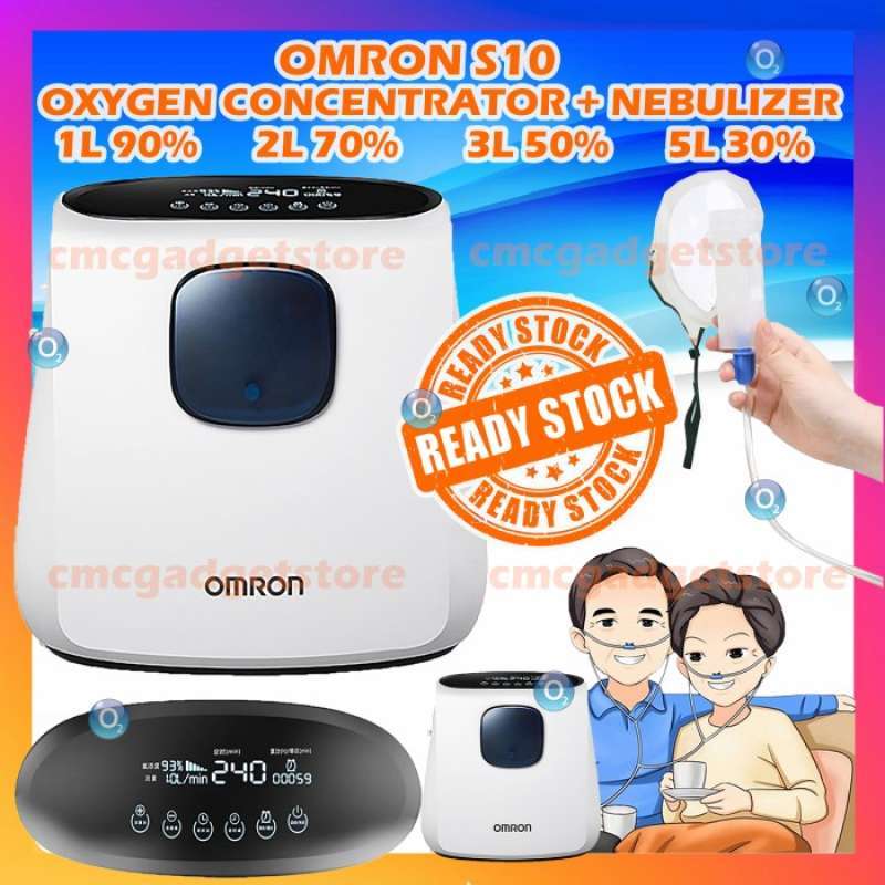Promo Omron S10 Oxygen Concentrator Nebulizer Oksigen Konsentrator 2 in ...