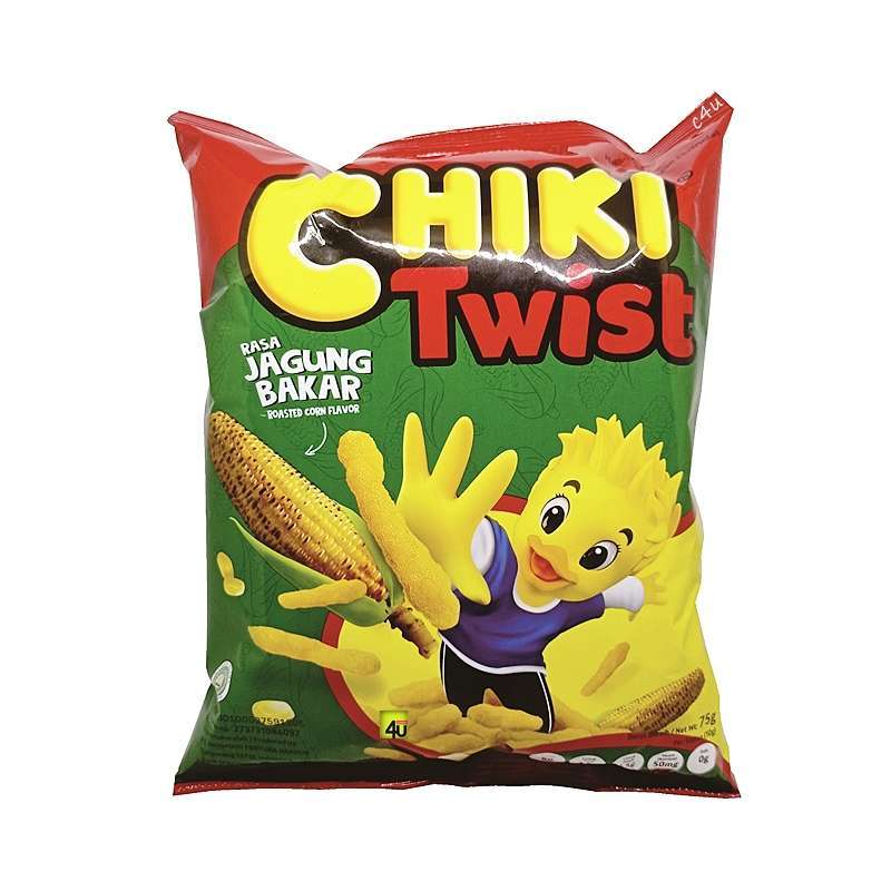 Promo Chiki TWIST - Makanan Ringan Ekstrudat - 75 gr - ROASTED CORN ...