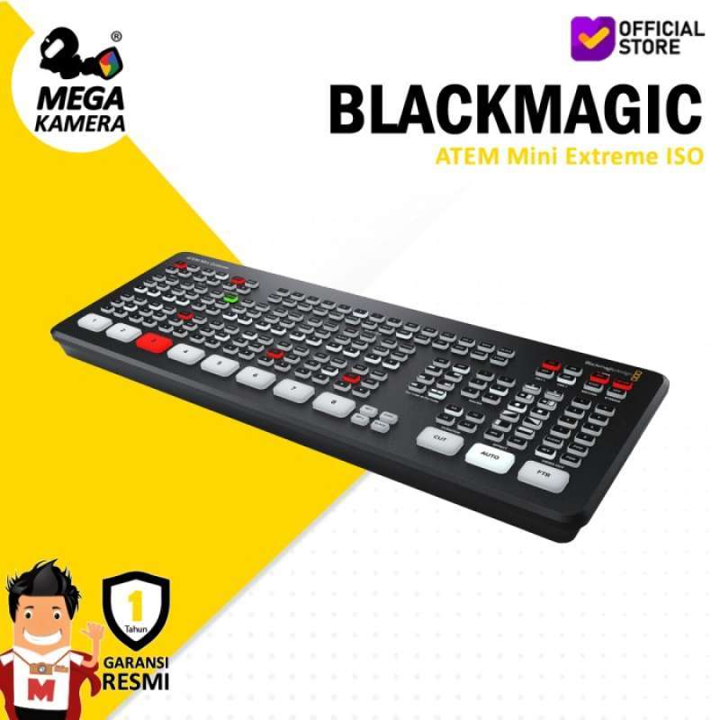 Promo Blackmagic Design ATEM Mini Extreme ISO - Video Mixer Diskon 23% ...