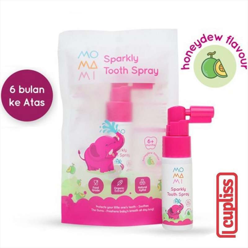 Promo MoMaMi Sparkly Tooth Spray Honeydew 20ml 133901 20 ml Diskon 17% ...