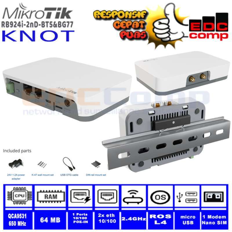 Promo Mikrotik Rb924i-2nd-bt5&bg77 Knot Lot Gateway|knot Gateway ...