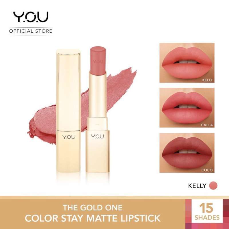 Jual YOU COLOR STAY MATTE LIPSTICK di Seller puspaindahbeauty Official ...
