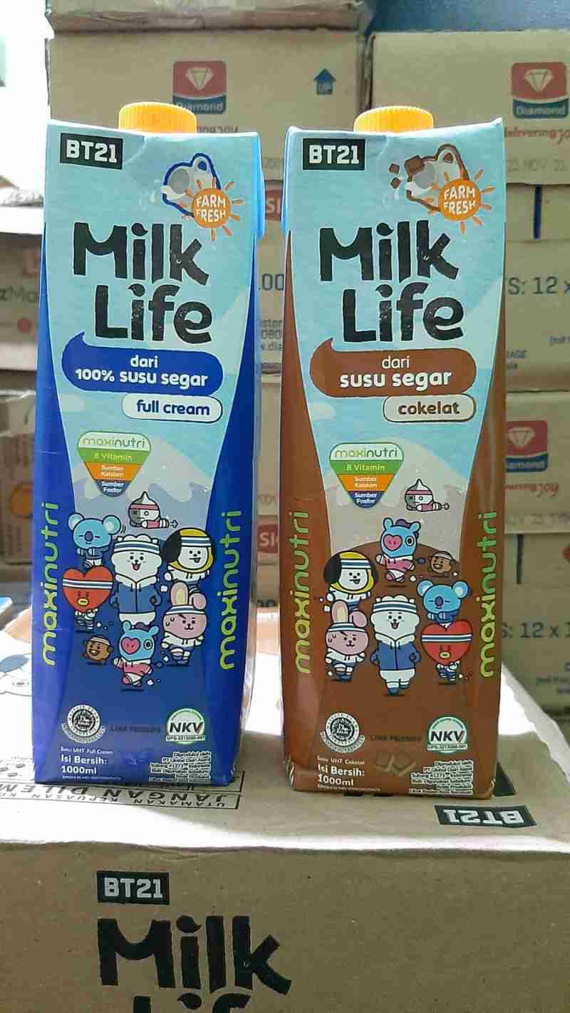 Jual Susu Milk Life UHT 1000 ml/1 Liter [KARTON] di Seller JM Mart ...