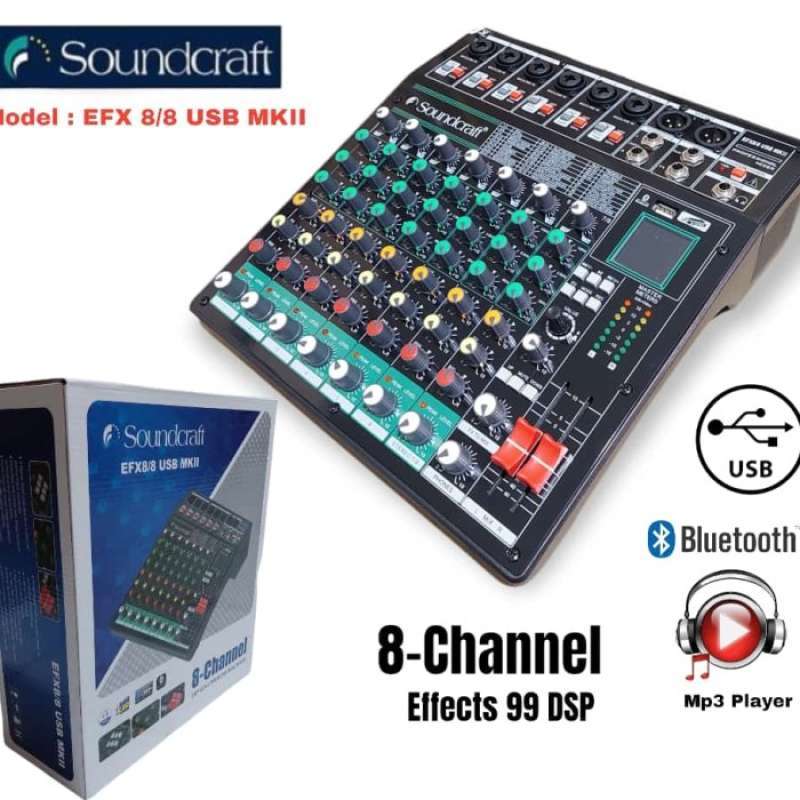 Promo MIXER SOUNDCRAFT EFX8/8 USB ( 8 CHANNEL ) Diskon 23% di Seller ...