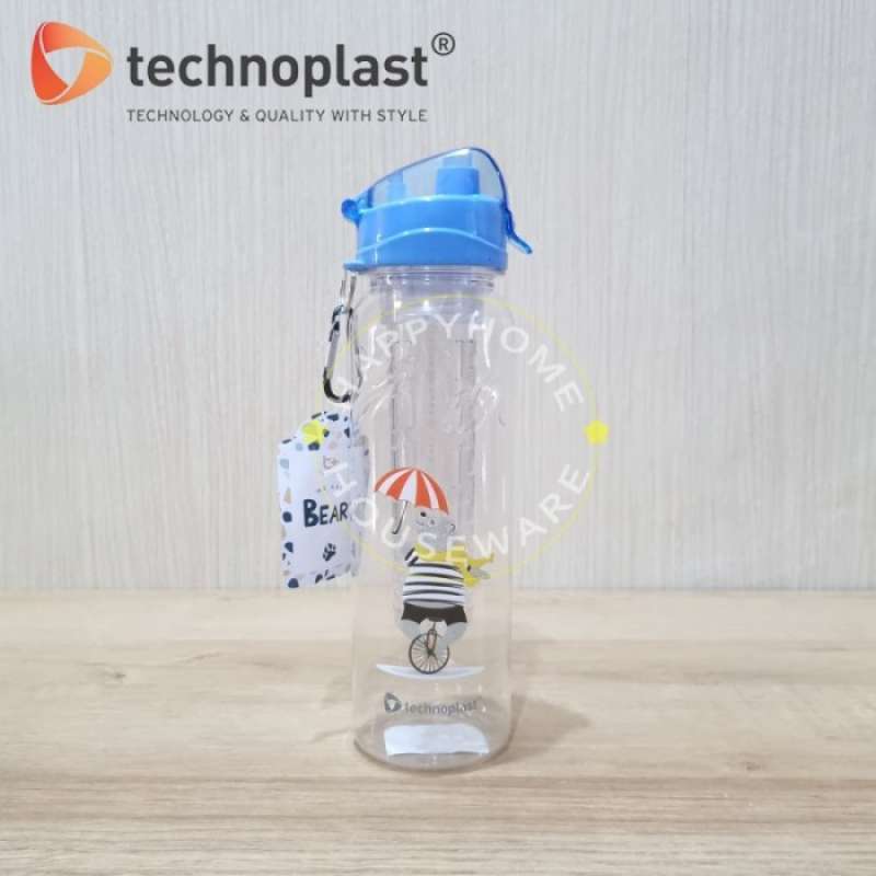 Promo Technoplast T+ Infused Bottle 900ml | Botol Air Minum + Tempat Es ...