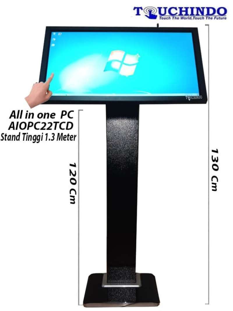 Promo All In One AIOPC22TCD Touchscreen 22 inch Standing 1.3 Meter ...