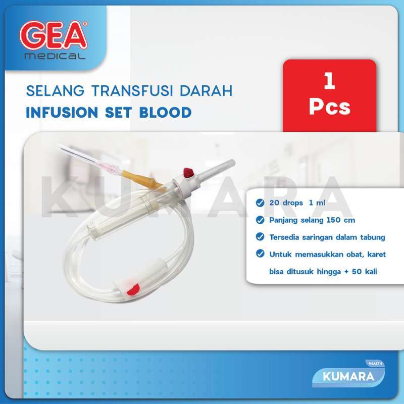 Jual Gea - Blood Set / Blood Tranfusion Set Pcs Di Seller Kumara Health ...