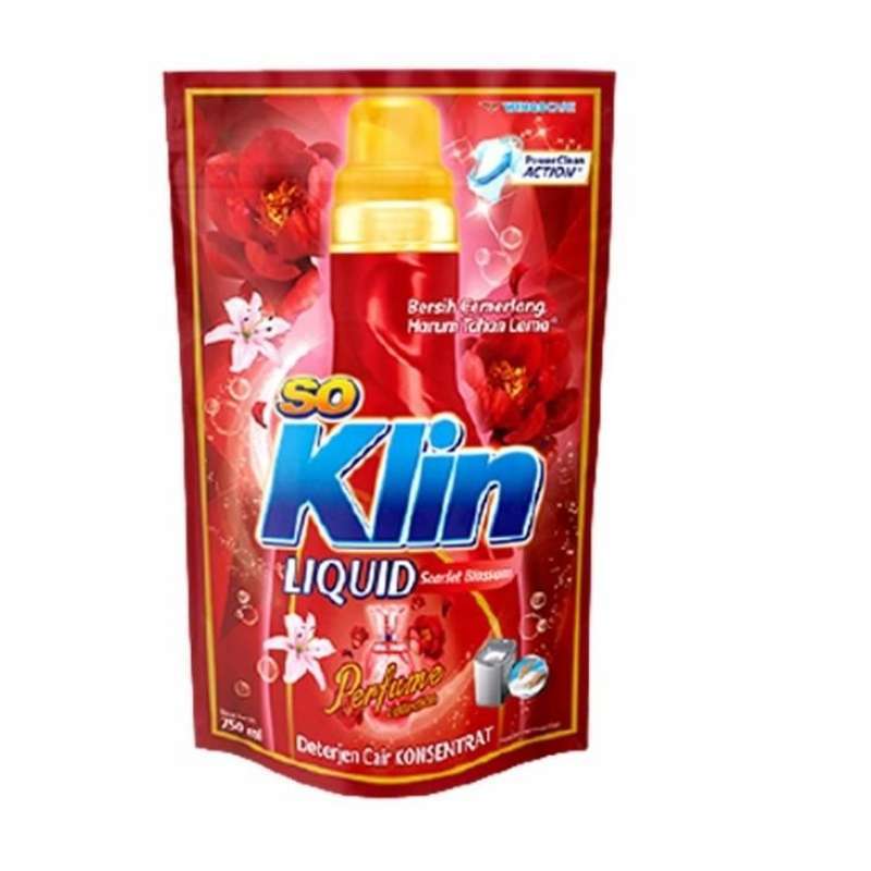 Jual So Klin Liquid Perfume Collection Detergent Cair Reffil 750ml di ...