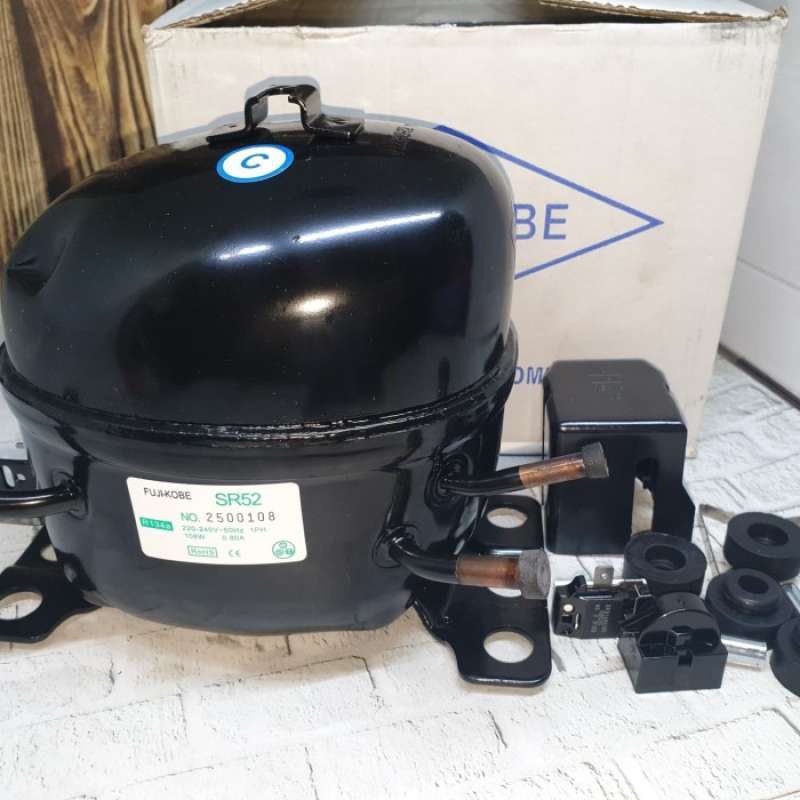 Jual Kompresor Kulkas / Compressor Kulkas Fuji Sr52 1/6 Hp Di Seller ...
