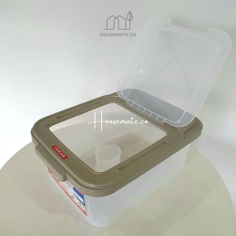 Jual Rice Box Tempat Beras 10 KG - Food Grade Free Gelas Ukur Beras di ...