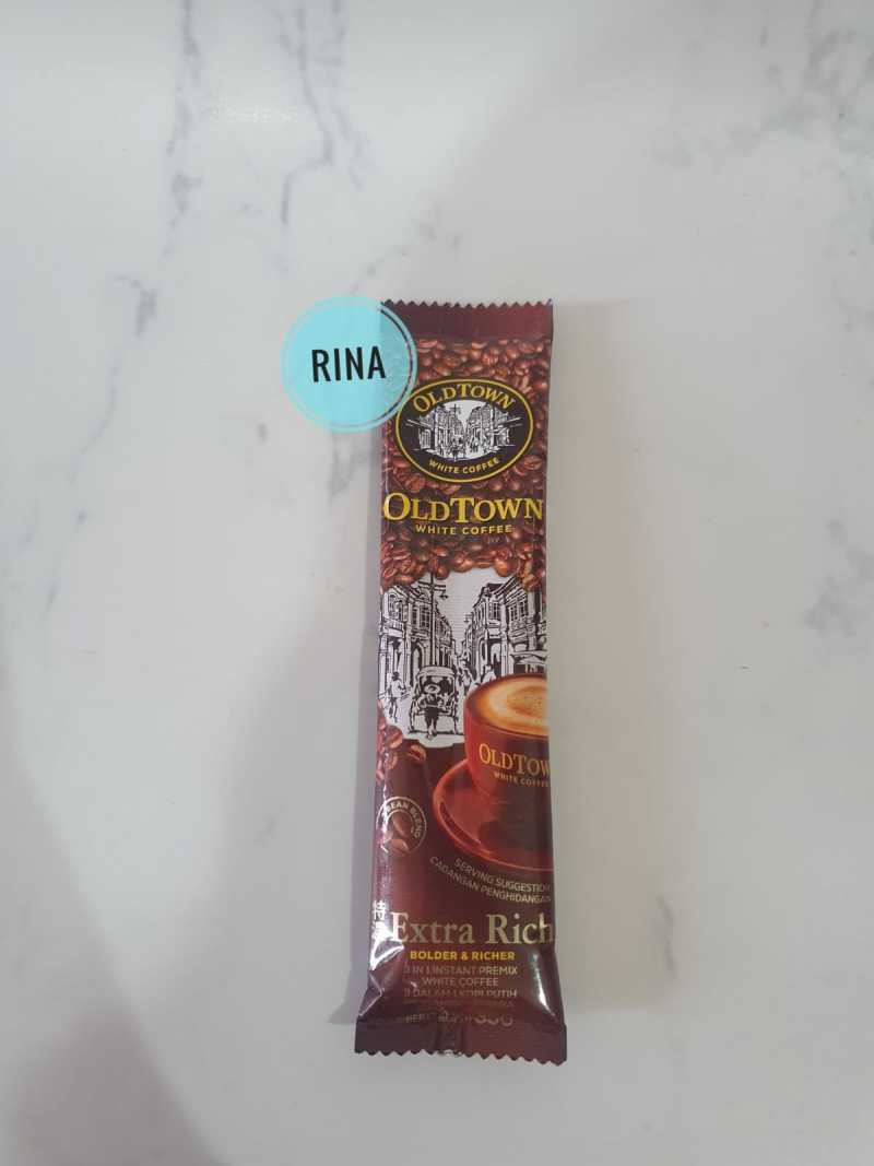 Jual White Coffee Old Town Extra Rich Extra Kaw Kopi Instant Tanpa Ampas (Sachet) di Seller Rina ...