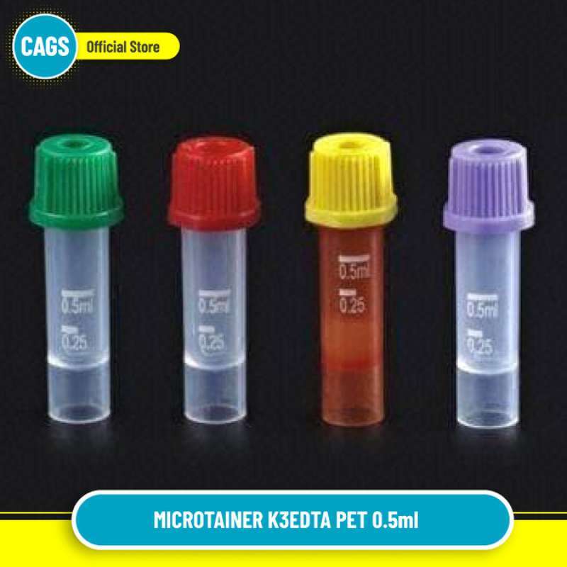 Promo Tabung pengambilan darah - Microtainer K3EDTA PET 0.5ml Diskon 23 ...