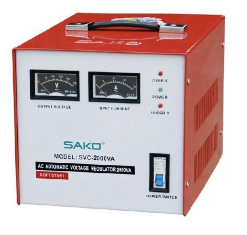 Jual Stabilizer SAKO SVC-2000VA Automatic Voltage Regulator 2000 Watt ...
