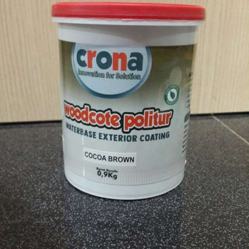 Promo Wood Stain Atau Plitur Vernis Kayu (Cocoa Brown) Crona Diskon 23% ...