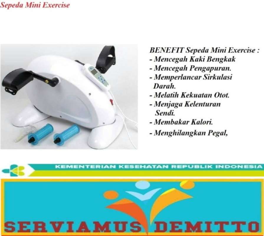 Promo Sepeda Latihan Mini Dilengkapi Motor listrik FOR Terapi Kaki ...