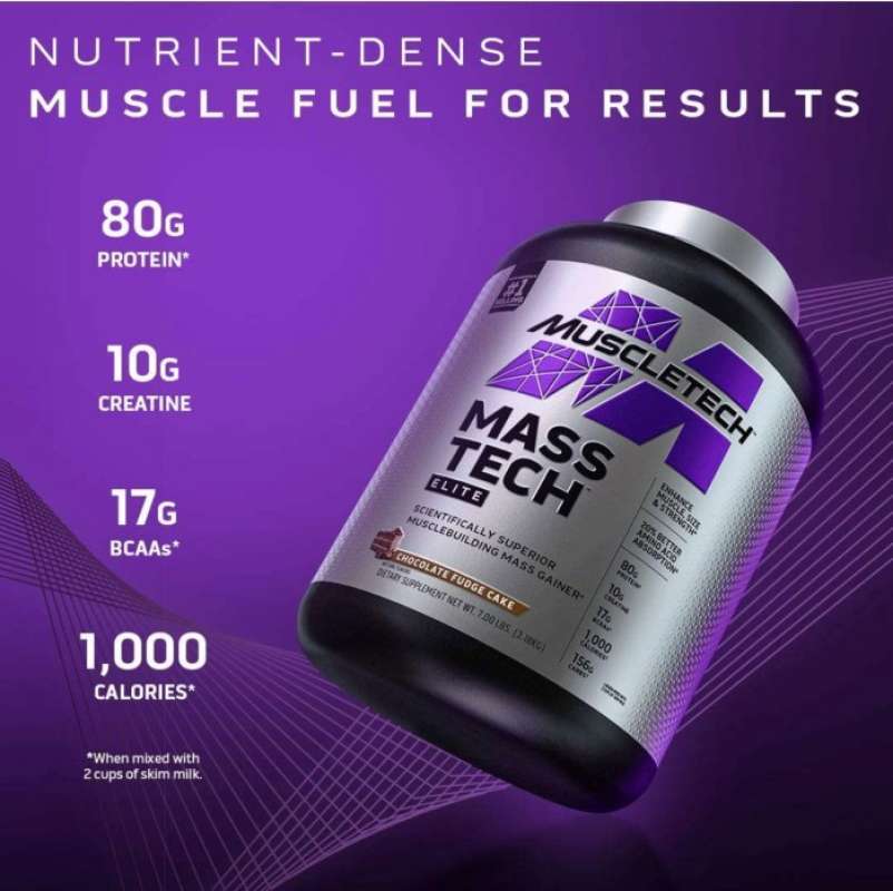 Promo Mass Tech Gainer Masstech Elite 7 Lbs Diskon 23% Di Seller Abata ...