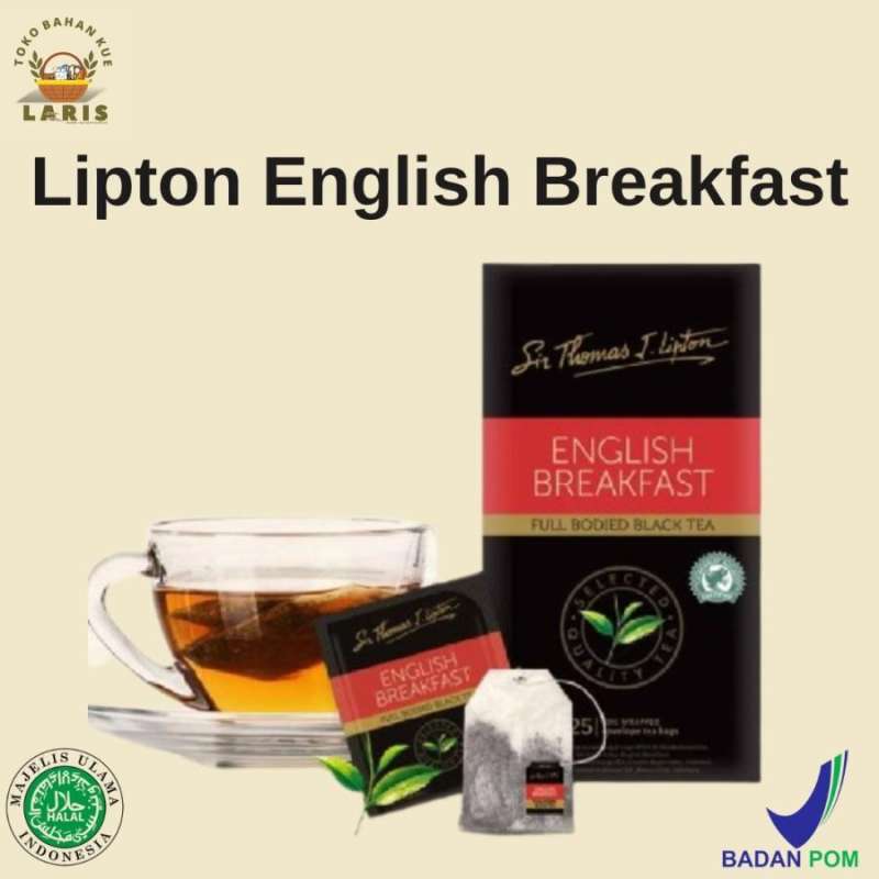 Jual Lipton English Breakfast Tea 25 Pcs @ 2gr Di Seller Tobaku Laris ...