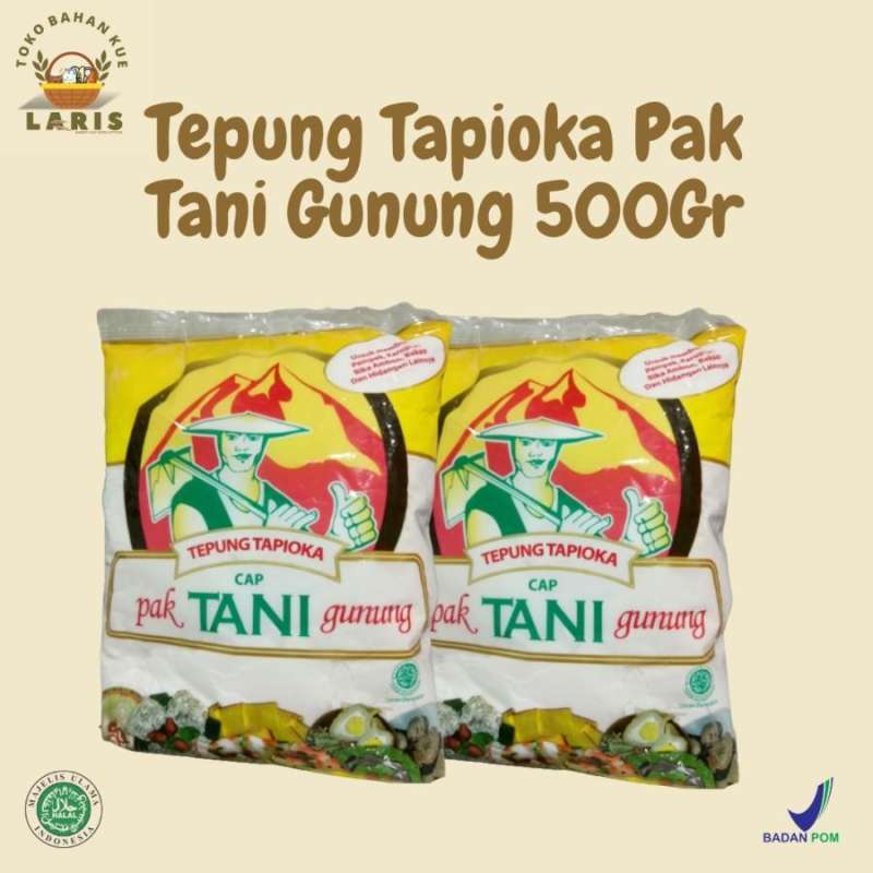 Jual Tepung Tapioka Pak Tani Kuning 500gr Di Seller Tobaku Laris ...