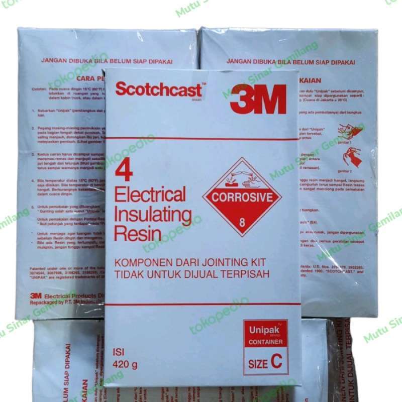 Promo 3M Insulanating Resin Scotchcast /Pengecoran Sambungan Kabel Size ...