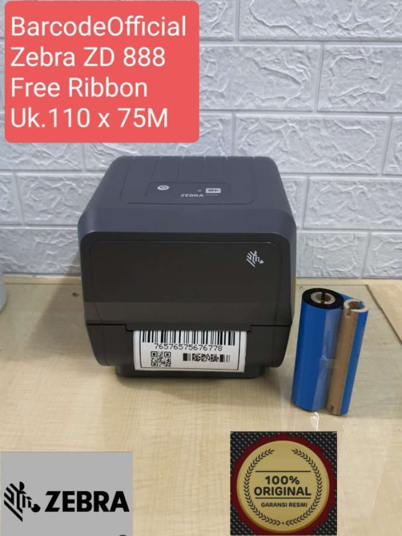 Jual Zebra Printer Sticker Label Barcode Zd-888zd888 2in1 Direct ...