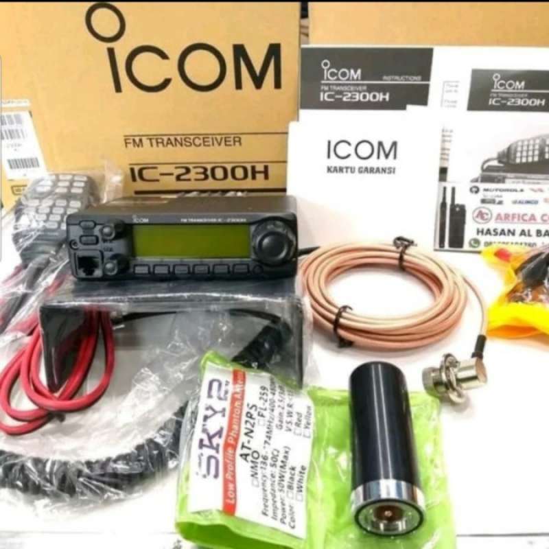 Promo JUAL RADIO RIG ICOM IC 2300H ORIGINAL PLUS PAKET ANTENA MOBIL BREKET - Multivariasi ...