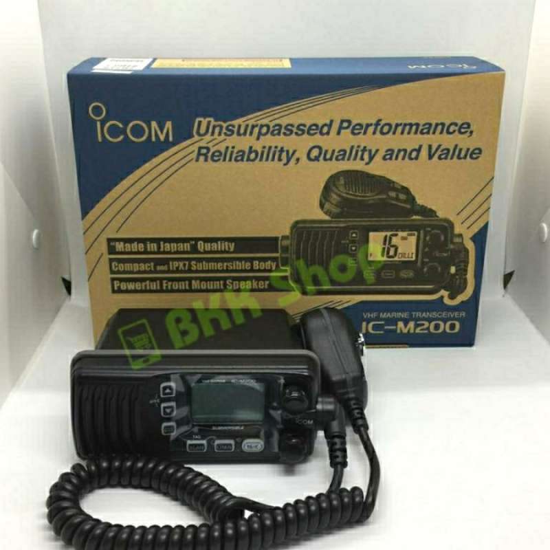 Promo Icom IC-M200 VHF Marine Transceiver ICM200 Rig IC-M 200 ...