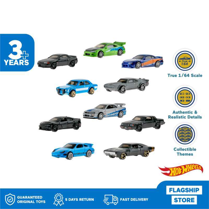Jual Hot Wheels Fast & Furious Themed 10 Pack - Mainan Mobil Balap di ...