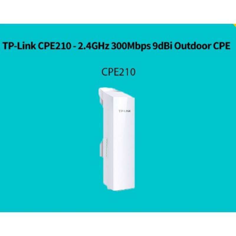 Jual TP-LINK CPE210 2.4GHz N300 Outdoor CPE Qualcomm 27dBm 2T2R 9dBi ...