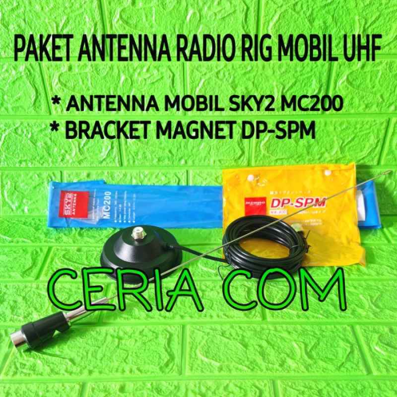 Promo PAKET ANTENA MOBIL MC200 UHF PLUS BRACKET MAGNET DP SPM ANTENA RIG UHF Diskon 23% di ...