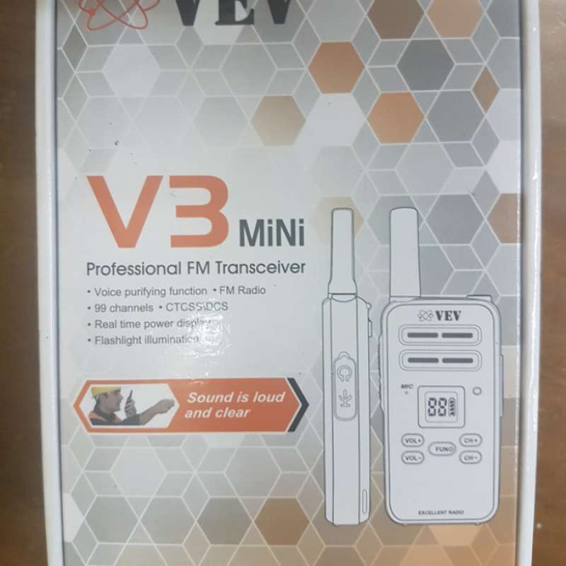 Promo HT VEV V3 MINI VHF Diskon 23% di Seller Hexana Store - Kalibata, Kota Jakarta Selatan | Blibli