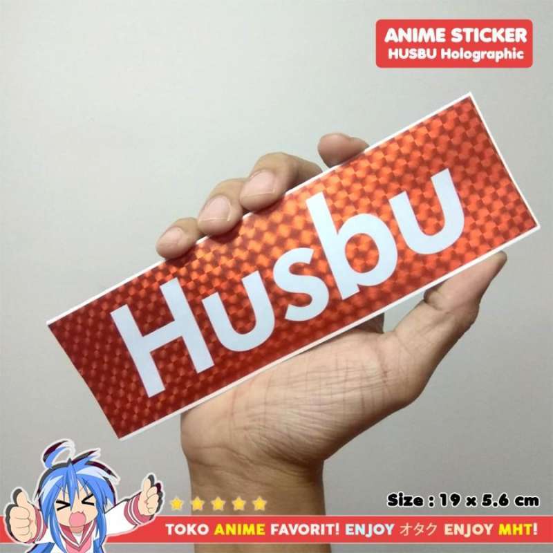 Jual Stiker Sticker Anime Hologram Husbu Husband Halu Di Seller ...