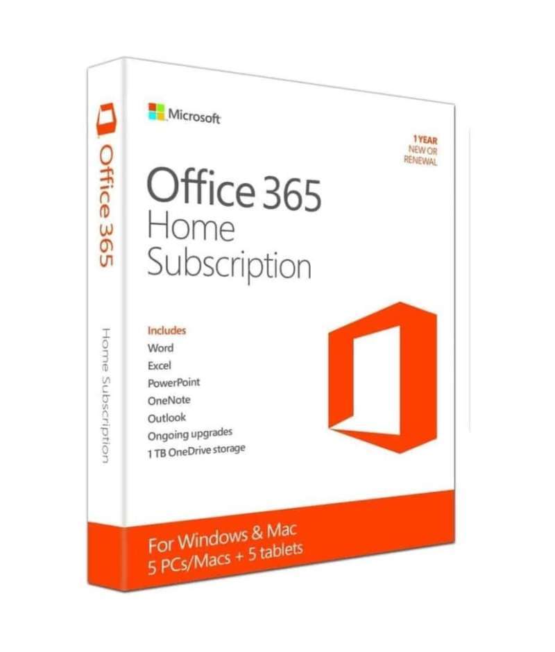 Jual Microsoft Office 365 Home - 5 User - 1 Year Subscription (PC/Mac ...