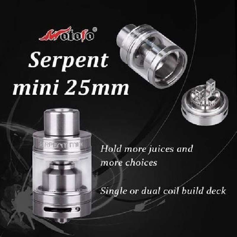 Jual Wotofo Serpent Mini 25 MM RTA Tank Rokok Elektrik Authentic di ...