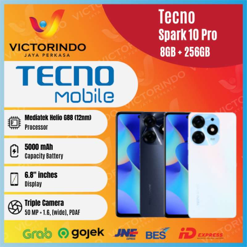 Promo Tecno Spark 10 Pro ( 8GB + 256GB ) Garansi Resmi Diskon 17% di ...