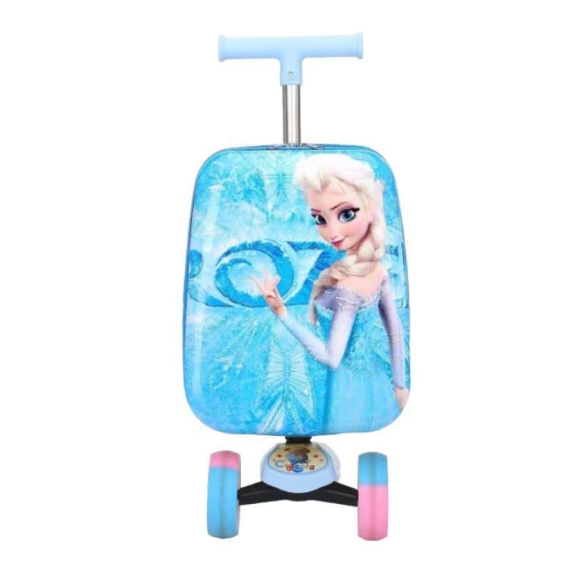 Promo Frozen Elsa Anna Olaf Biru Kotak Trolley Scooter Anak Tas Sekolah ...