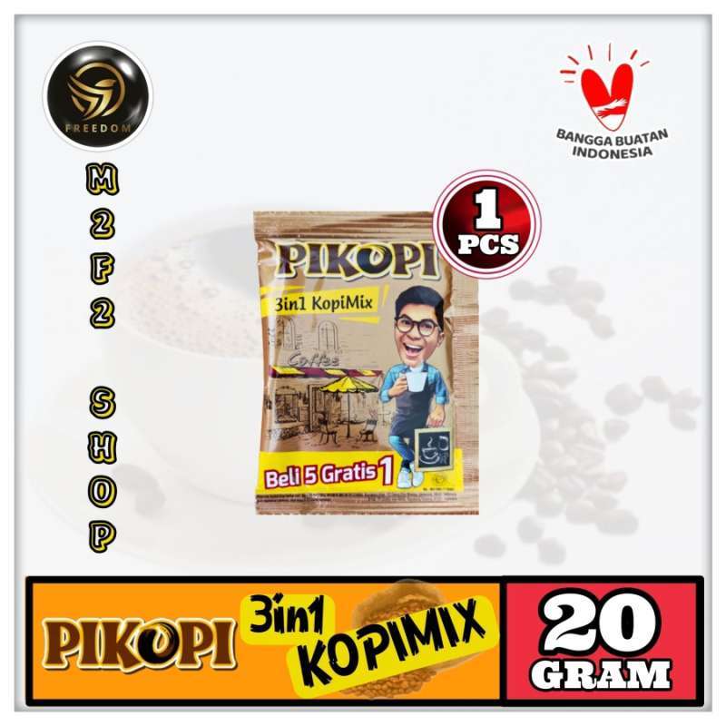Promo Pikopi 3in1 Kopi Mix Instant | Kopimix Sachet - 20 gr (Kemasan ...