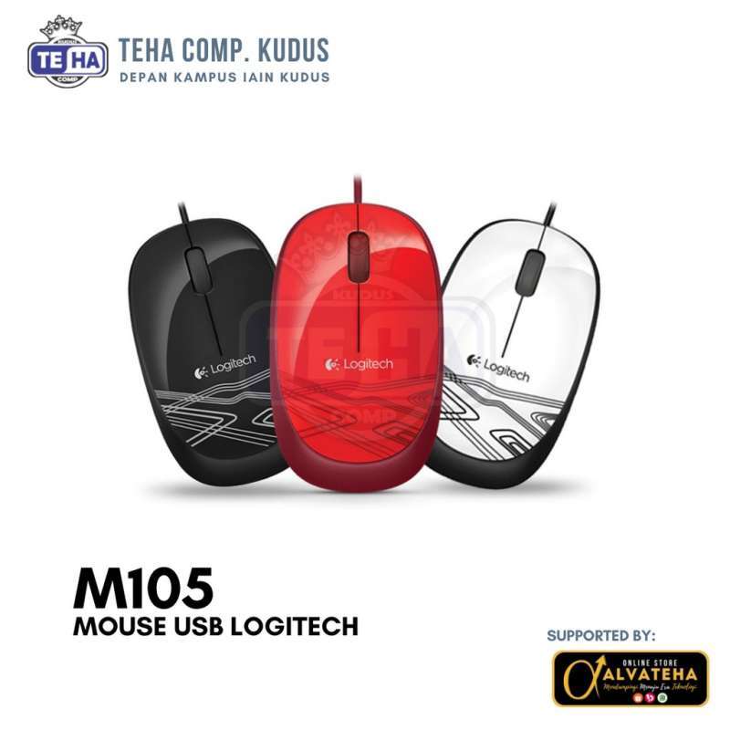Jual Mouse USB LOGITECH M105 Original Mouse Logitech Komputer Laptop di ...