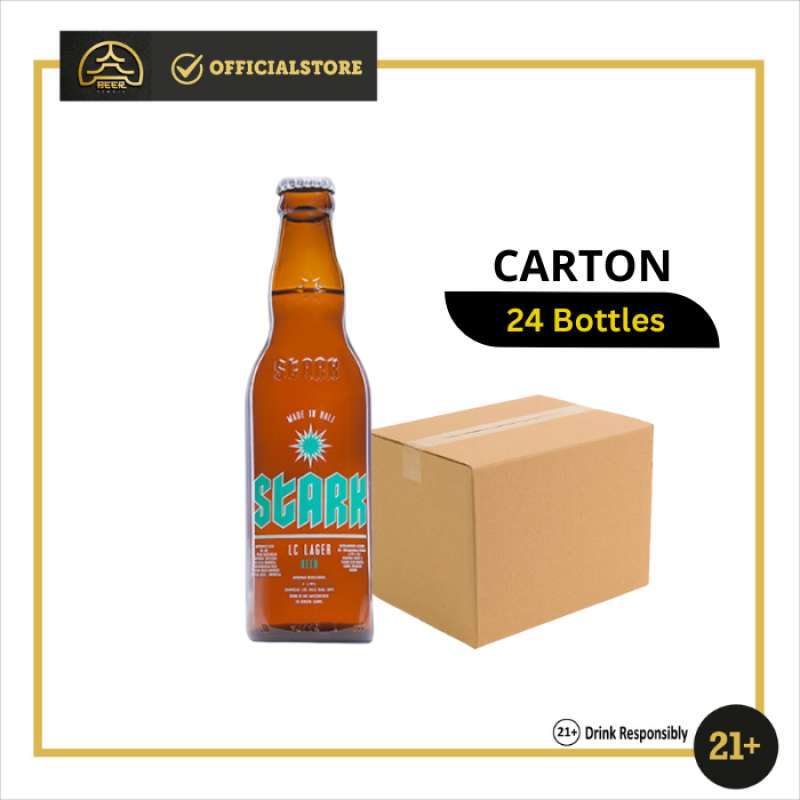 Jual Stark LC Lager Low Carb Craft Beer 330ml x 24 Bottle (1 Karton) di ...
