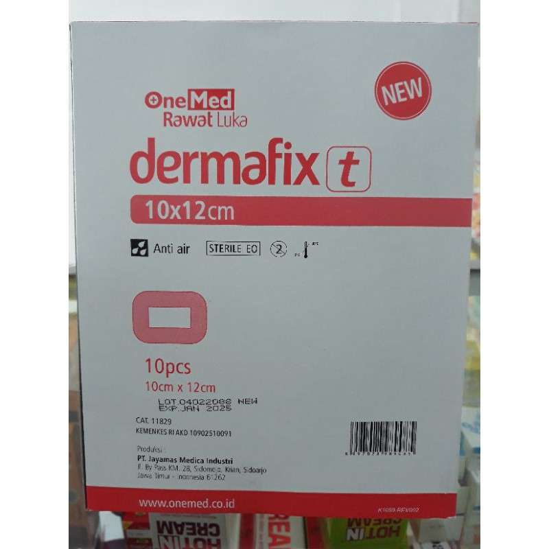 Jual Dermafix t One med Rawat luka - Plester anti air 10x12 cm di ...