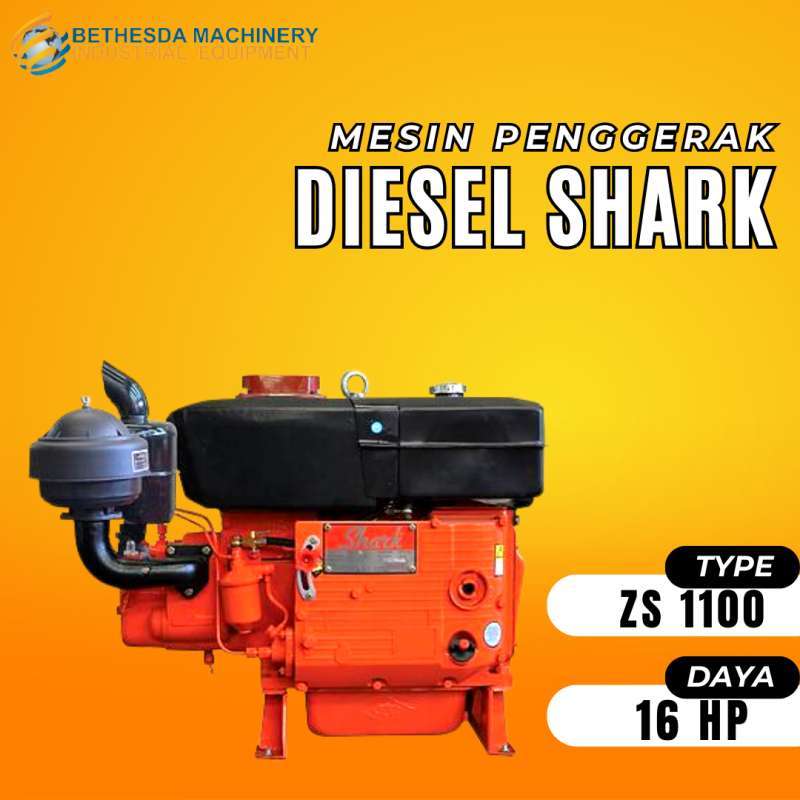 Jual Diesel Engine Penggerak 16 HP ZS 1100 Solar Shark Diesel 16 pk di Seller Bethesda Machinery ...