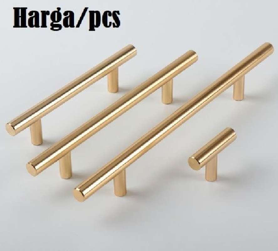 Jual Handle Laci Minimalis Gold / Pegangan Pintu Lemari 5327 - 5327 ...