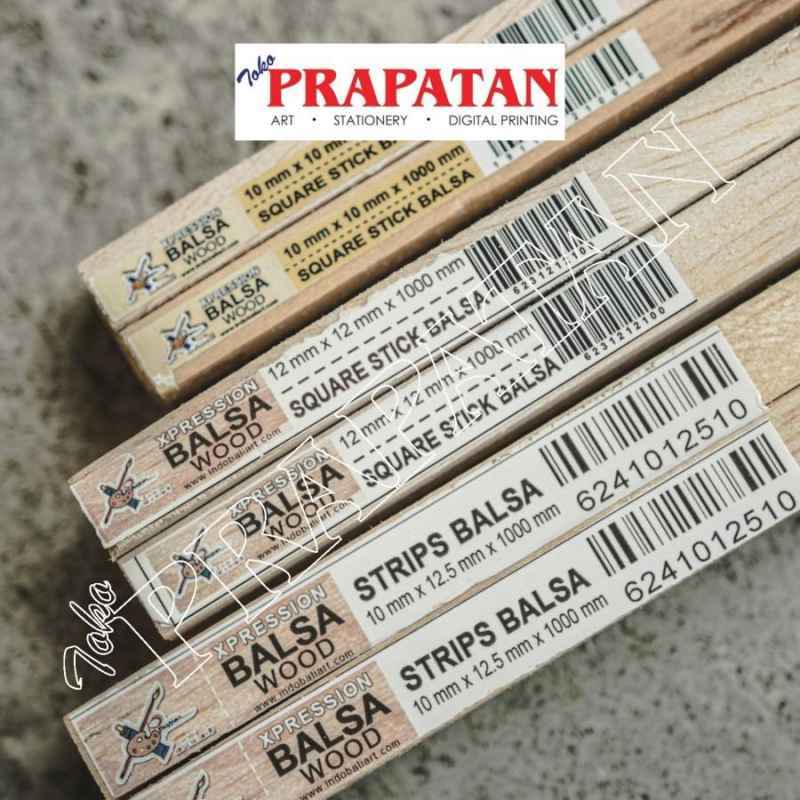 Jual Kayu Balsa Sheet Persegi 1x1.25x100cm / Balsa Wood / Kayu Maket Di Seller Toko Prapatan ...