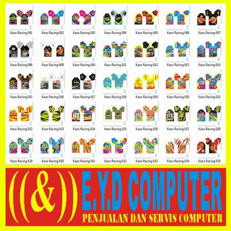 Jual Desain Kaos Racing Jarsey Full Print Koleksi Template Design ...