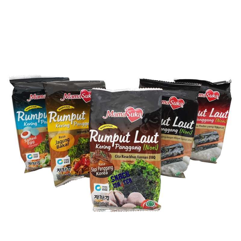 Promo Mamasuka Nori Rumput Laut Panggang - Mama Suka Gim All Variant 4 ...