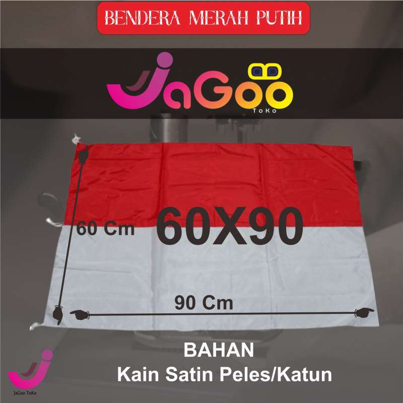 Promo Bendera Ukuran 60X90 Merah Putih Item Premium Produk Bendera ...