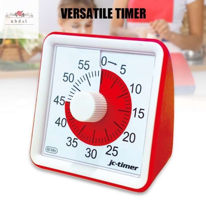 Promo MD001 1 Pcs 60 Minutes Visual Analog Timer Countdown Clock Time ...