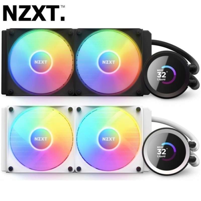 Jual NZXT Kraken 280 RGB | 280mm AIO Liquid Cooler with LCD Display di ...