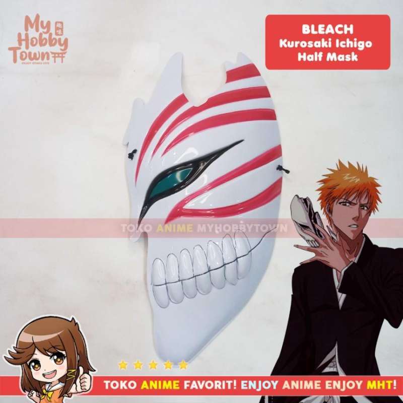 Jual Bleach Kurosaki Ichigo Half Mask (Topeng) di Seller MyHobbyTown ...