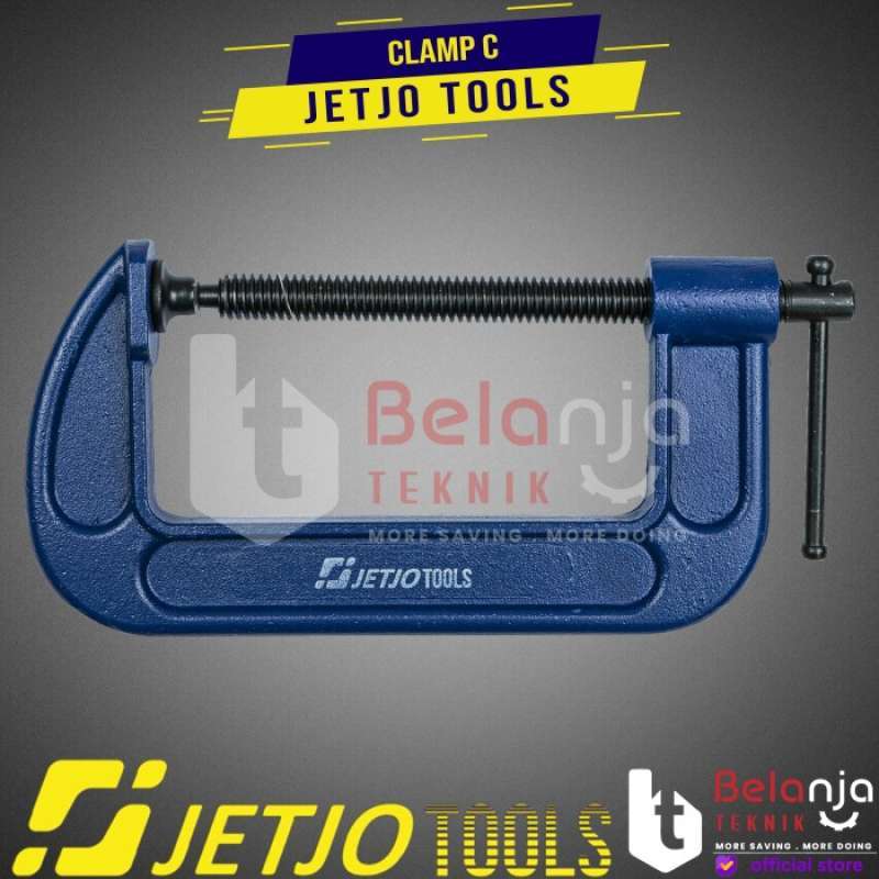 Promo Jetjo Tools Catok Clamp Klem C 5 Inch Clamp 5 Penjepit Besi Meja ...