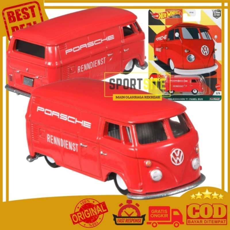 Promo Hot Wheels Premium Volkswagen T1 Panel Bus Mainan Anak Mobil Van ...